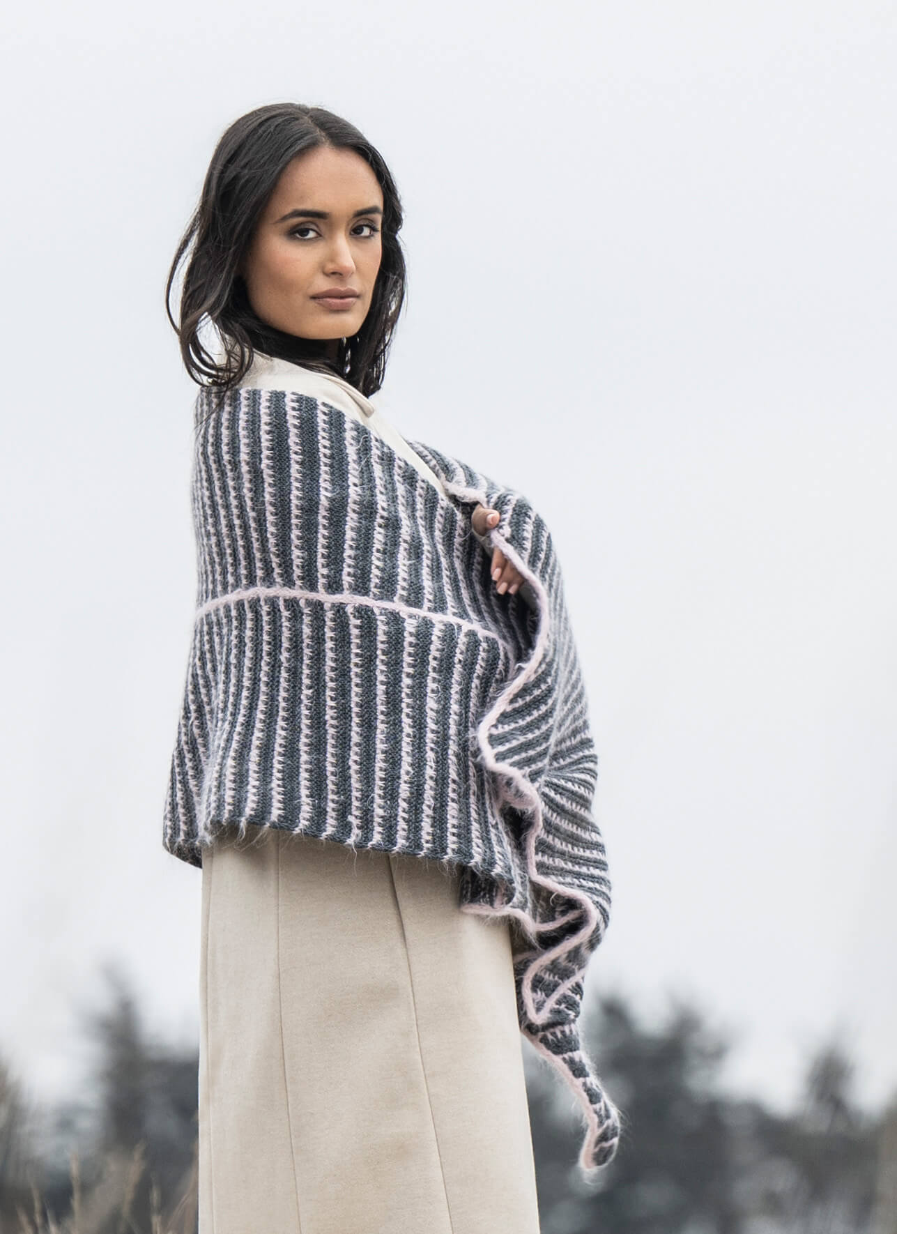 Navigate Shawl Pattern - Blue Sky Fibers